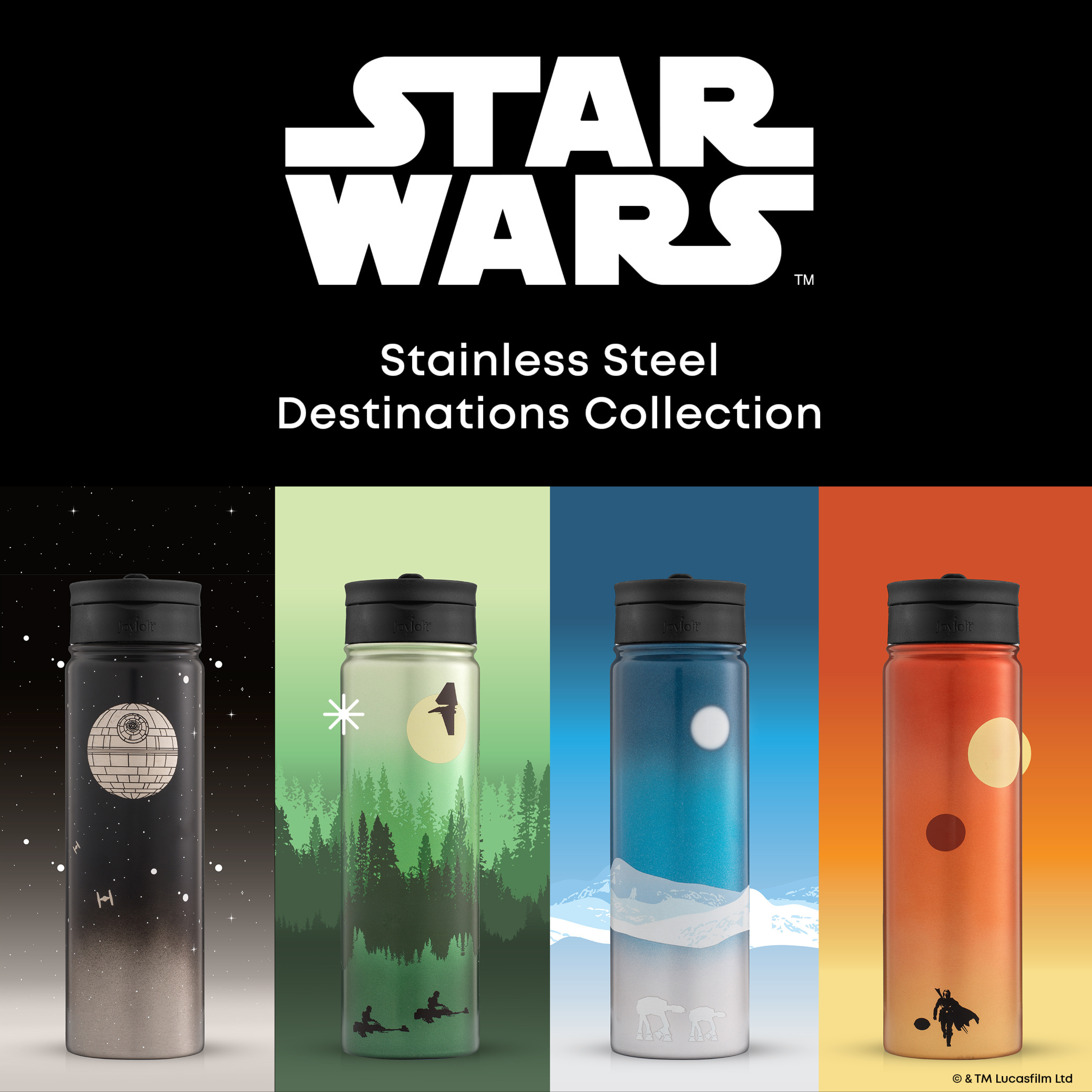 Star Wars™ Destination Collection Water Bottles Are Here! – JoyJolt