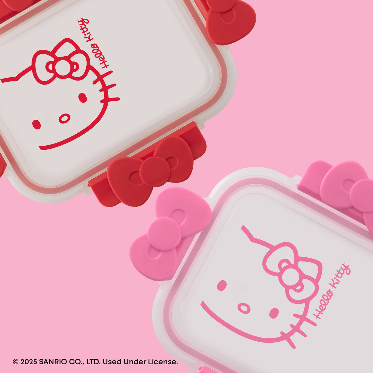 Sanrio® Hello Kitty® Fluted Glass Food Storage Containers| JoyJolt